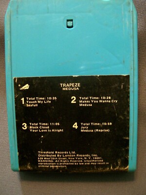 TRAPEZE MEDUSA 8 TRACK THRESHOLD RECORDS | eBay