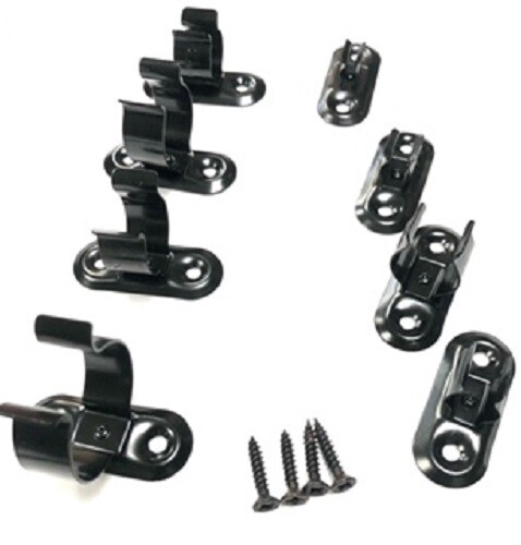 New 100 X Terry Tool Clips With Back Plate Carbon Spring Steel 6mm ...