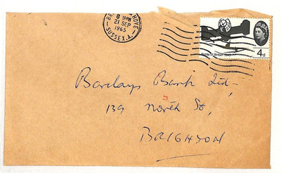 GB TRANSORMA *n* Machine Sorting Trial Postmark 1965 Brighton Bank ...