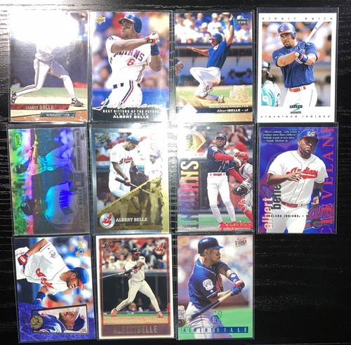 39 Diff. Cleveland Indians Baseball Card Lot NM/EX - Belle, Thome ...