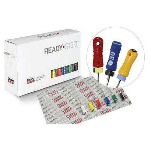 Dentsply Maillefer READY STEEL K-Files, 6/PK (15-40 ASSORTED) 21mm Best ...