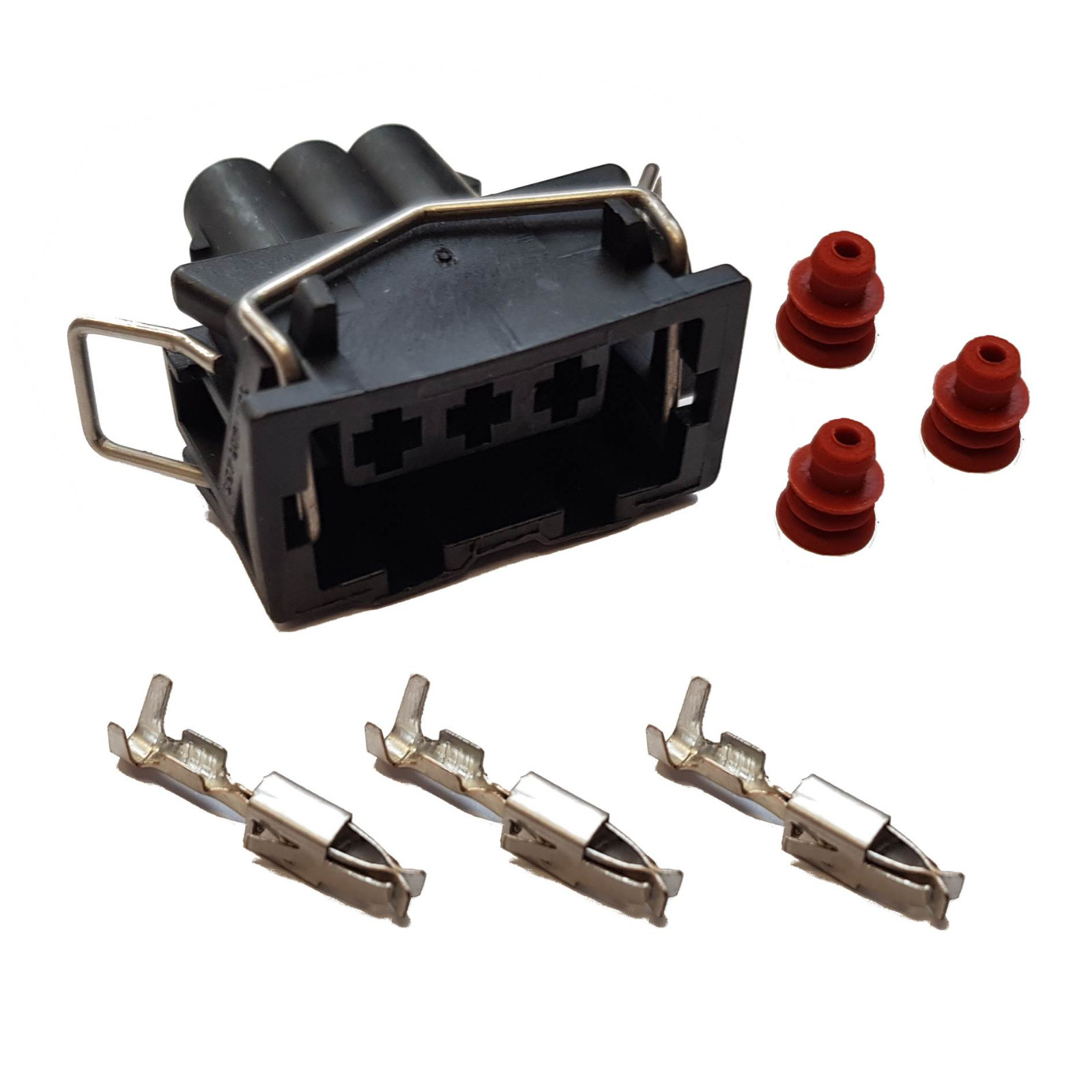 Stecker 3-polig Reparatursatz für VW 357972753 Seat Skoda weiblich ...