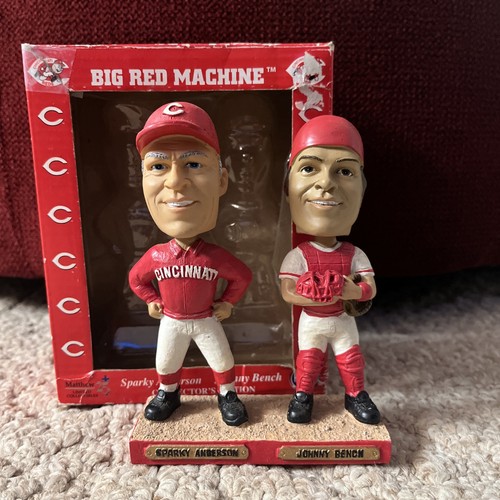 Big Red Machine Sparky Anderson Johnny Bench Dual Bobblehead by Kroger ...