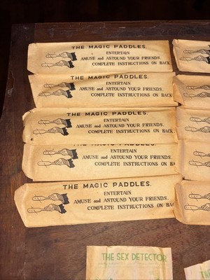 Vintage 1950's The Magic Paddles Trick Joke Game New Old Stock Complete ...