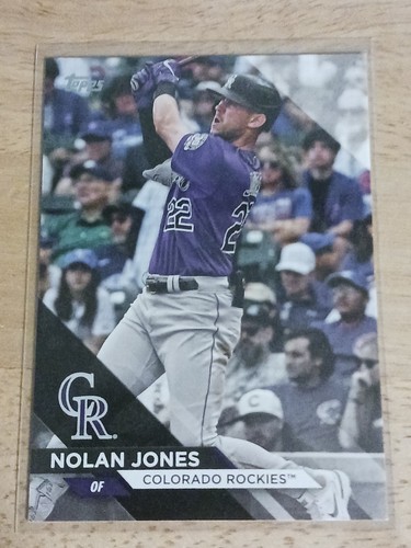 2025 Topps #94 Nolan Jones Flagship Collection Rockies Baseball Insert ...
