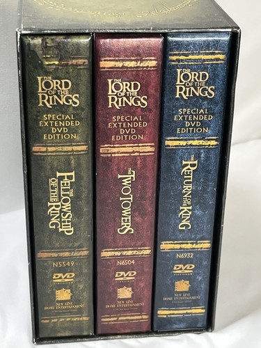 The Lord of the Rings Trilogy Special Extended DVD Edition 12-Disc Box ...