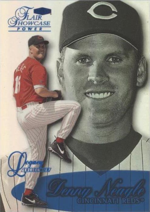 1999 Flair Showcase - Denny Neagle #105L Row 3 Legacy Collection /99 ...