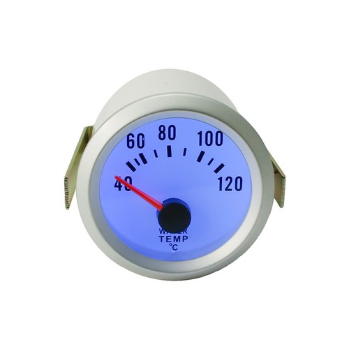 2" 52mm Universal Car Pointer LED Water Temp Temperature Gauge Meter 40 ...