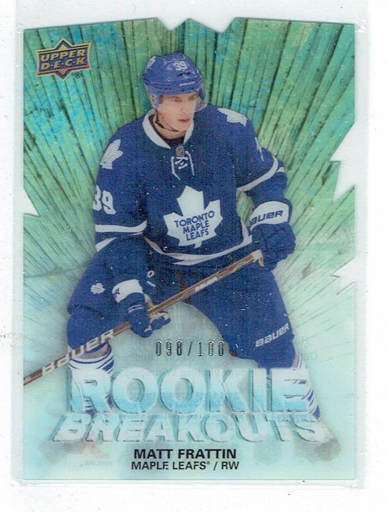 11-12 UD Upper Deck Rookie Breakouts Matt Frattin /100 Rookie | eBay