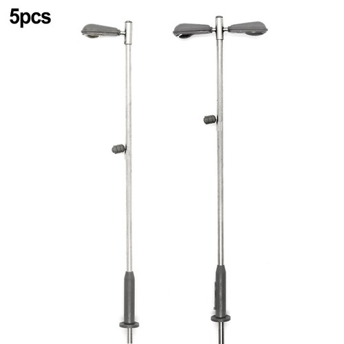 LED Platform Lights 5 Pack for OO HO Scale For Model Railways AC/DC ...