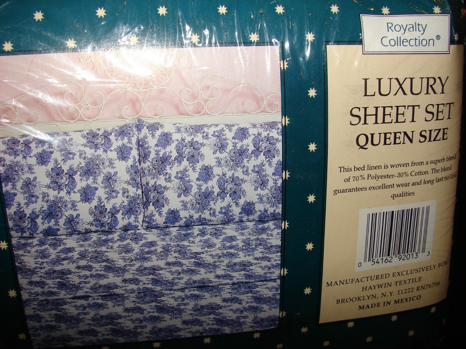 NEW Haywin Textile Royalty Collection Luxury Sheet Set QUEEN Bed ...