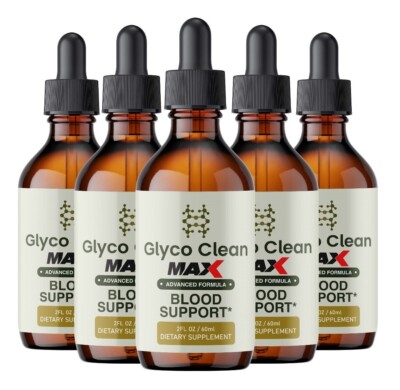 (5 Pack) Glyco Clean Drops - GlycoClean Blood Drops for Healthy Blood ...