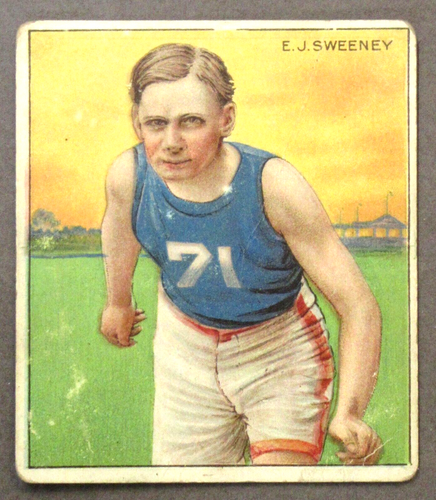 1910 Mecca Champion Athlete T218 E.J. SWEENEY Track tobacco card wb | eBay