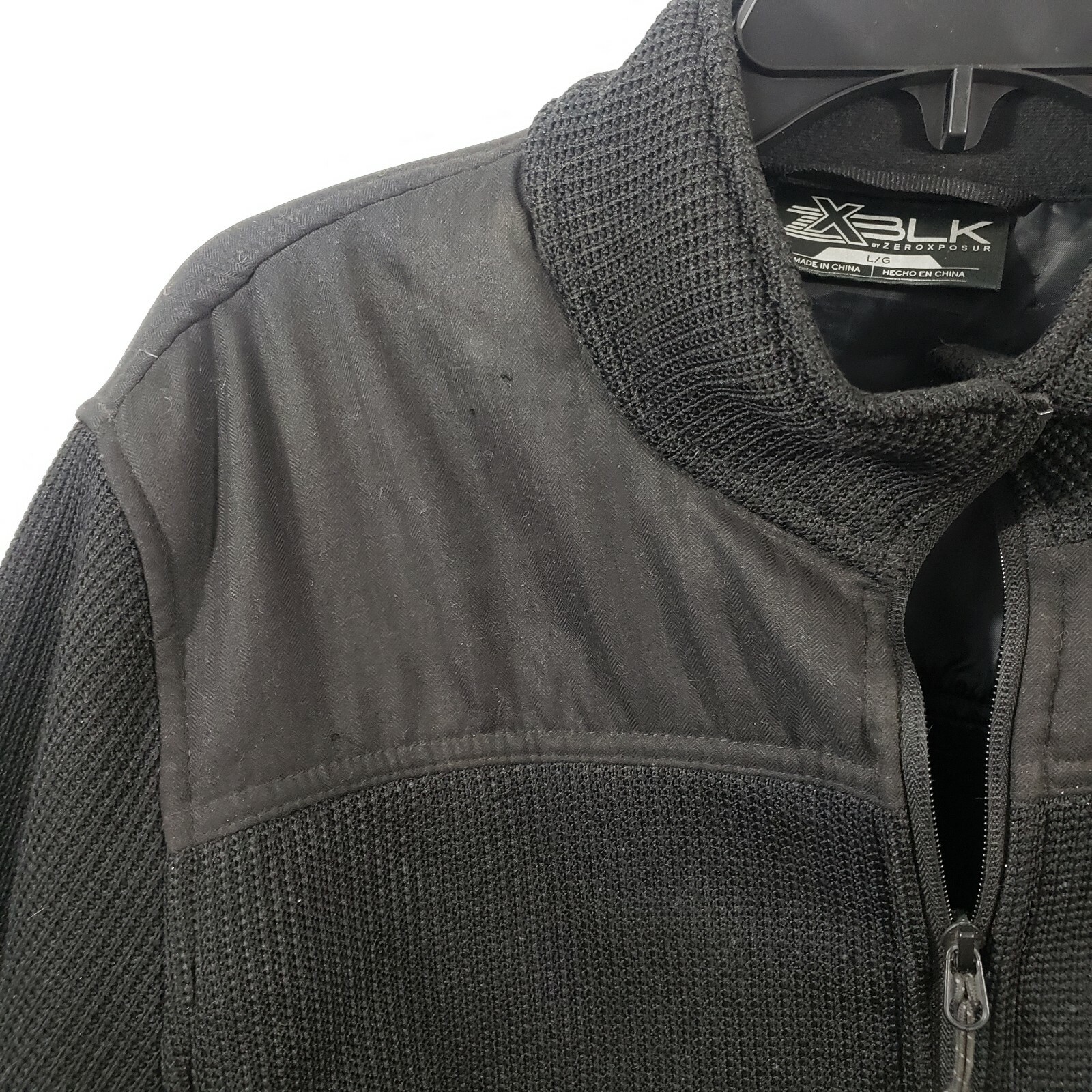 Mens ZEROXPOSUR ZXBLK Performance Black Jacket Coat Size L - Euc Zero ...