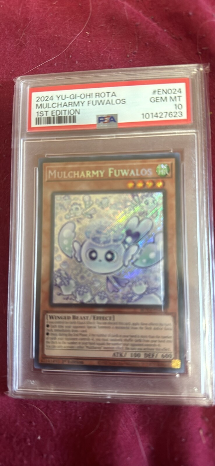 Mulcharmy Fuwalos ROTA-EN024 PSA 10 Gem Mint Yugioh Card 1st Edition | eBay