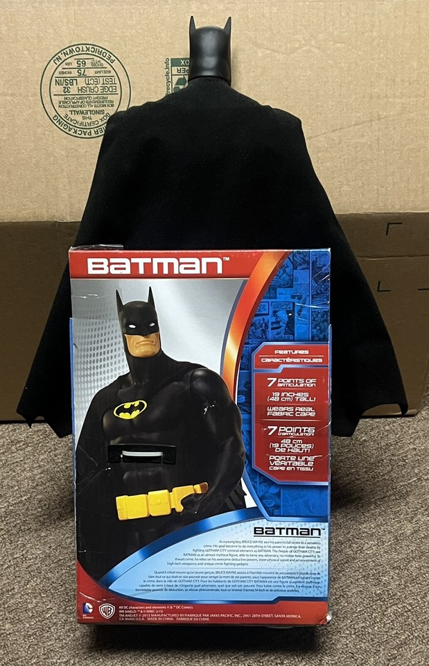 Mattel DC Epic Strike Batmobile Batman v Superman AND 19in Batman Big ...