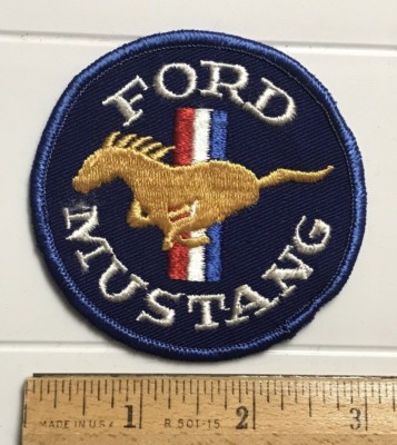 Ford Mustang Logo Emblem Muscle Car Round Embroidered Patch | eBay