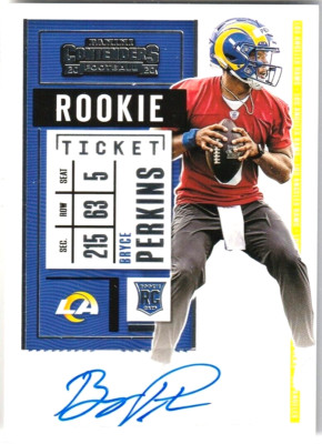 2020 Contenders BRYCE PERKINS RC SP Auto!!! Virginia | eBay