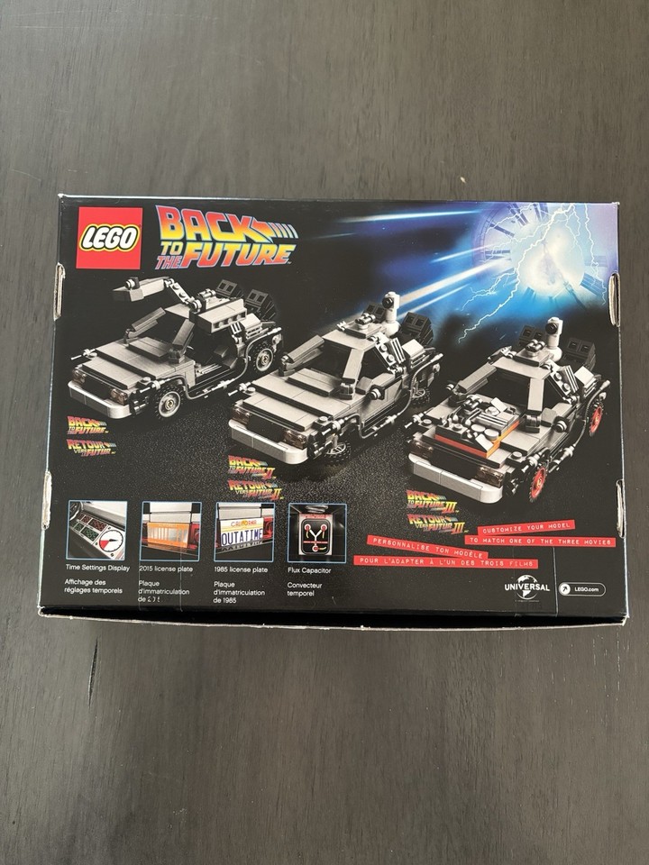 LEGO Back to The Future Delorean Time Machine 21103 With Instructions ...
