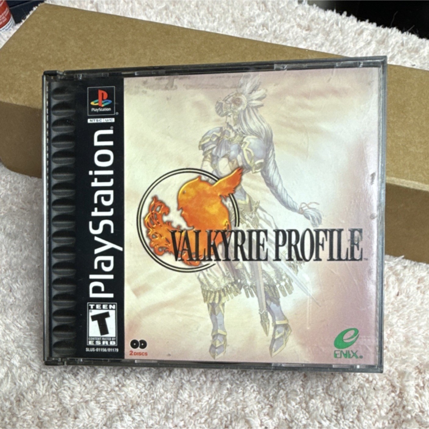Enix Valkyrie Profile Sony PlayStation 1 Role Playing 2 Discs NTSC-U/C ...