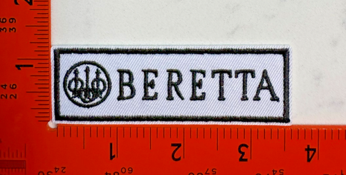 Beretta Firearms Embroidered Patch Iron-On / Sew-On Trident Logo 100% ...