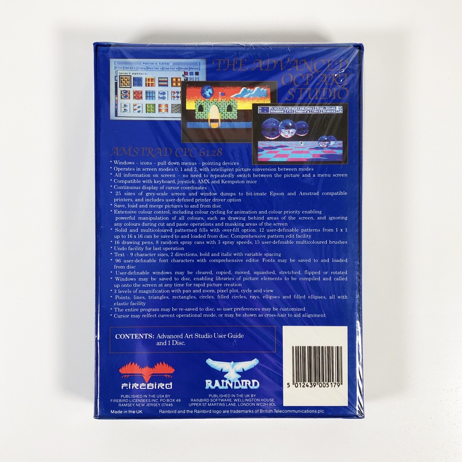 THE ADVANCED OCP ART STUDIO - Amstrad CPC 464/664/6128 - FACTORY for ...