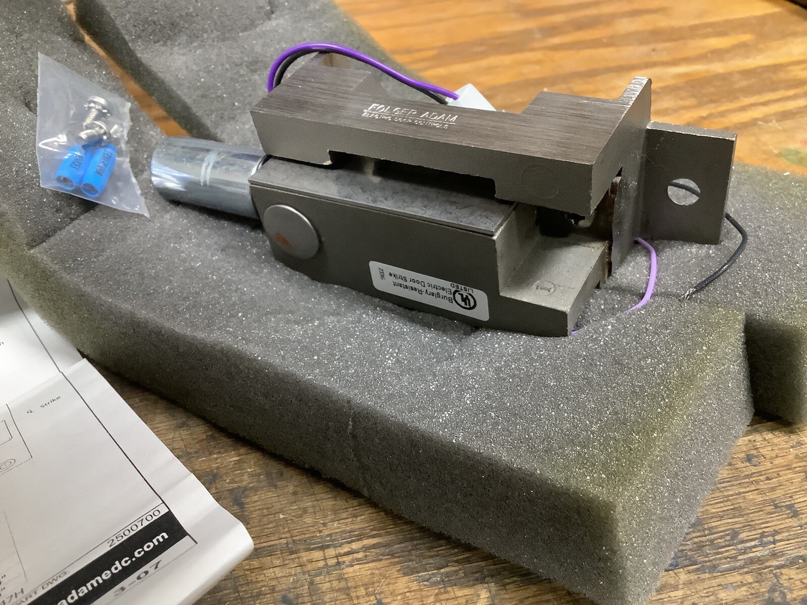 Folger Adam 712-75-FS-24D-630 Electric Strike Latchbolt Stainless Door ...