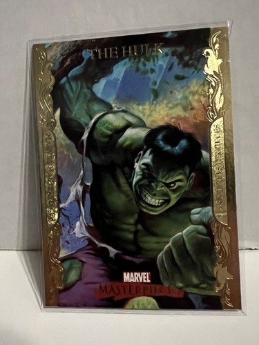 2007 Marvel Masterpieces Gold Border #37 Hulk | eBay