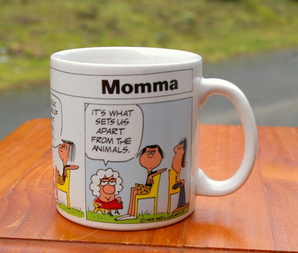 1988 Momma Coffee Mug By Mell Lazarus & Applause Marylou Squirrel ...