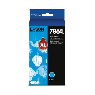 Epson T786 Ultra XL Cyan Ink Cartridge [T786XL220] | eBay
