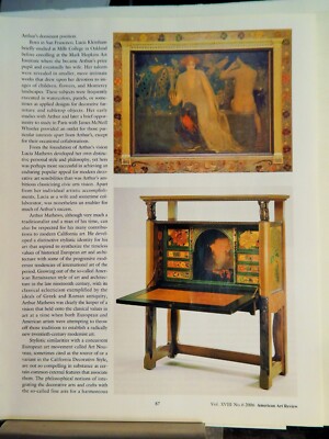 ARTHUR F MATHEWS ART PIECES VTG ORIG 2006 ADVERTISEMENT | eBay