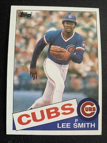 1985 Topps Baseball Card #511 Lee Smith Chicago Cubs HOF NmMt Free ...