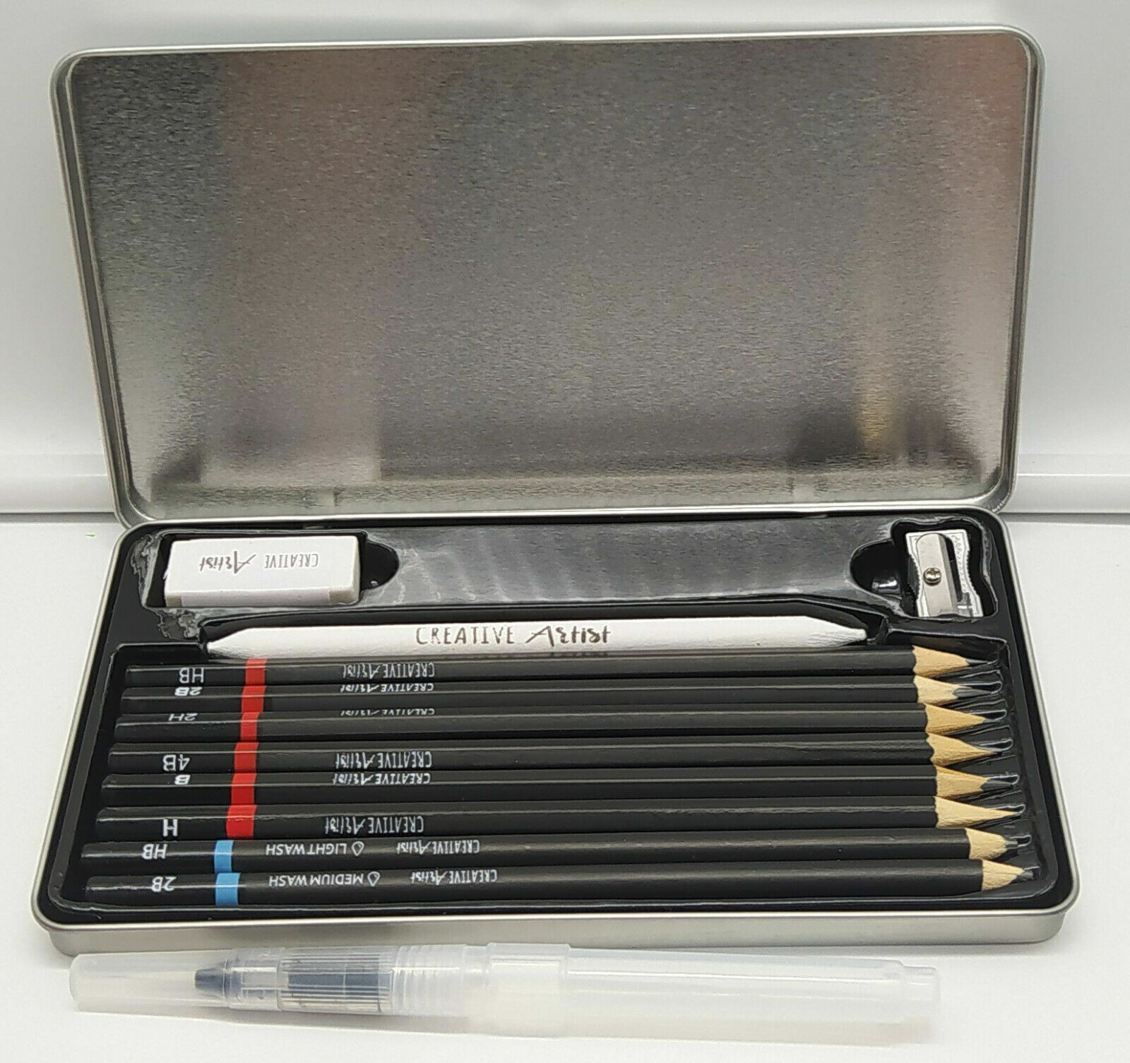 13 teiliges Graphitstifte Bleistifte Set Zeichenstifte inklusive ...