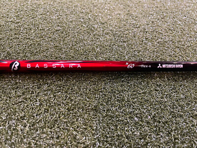 Mitsubishi Bassara h60 Hybrid Shaft Regular Flex 38" raw length .370 ...
