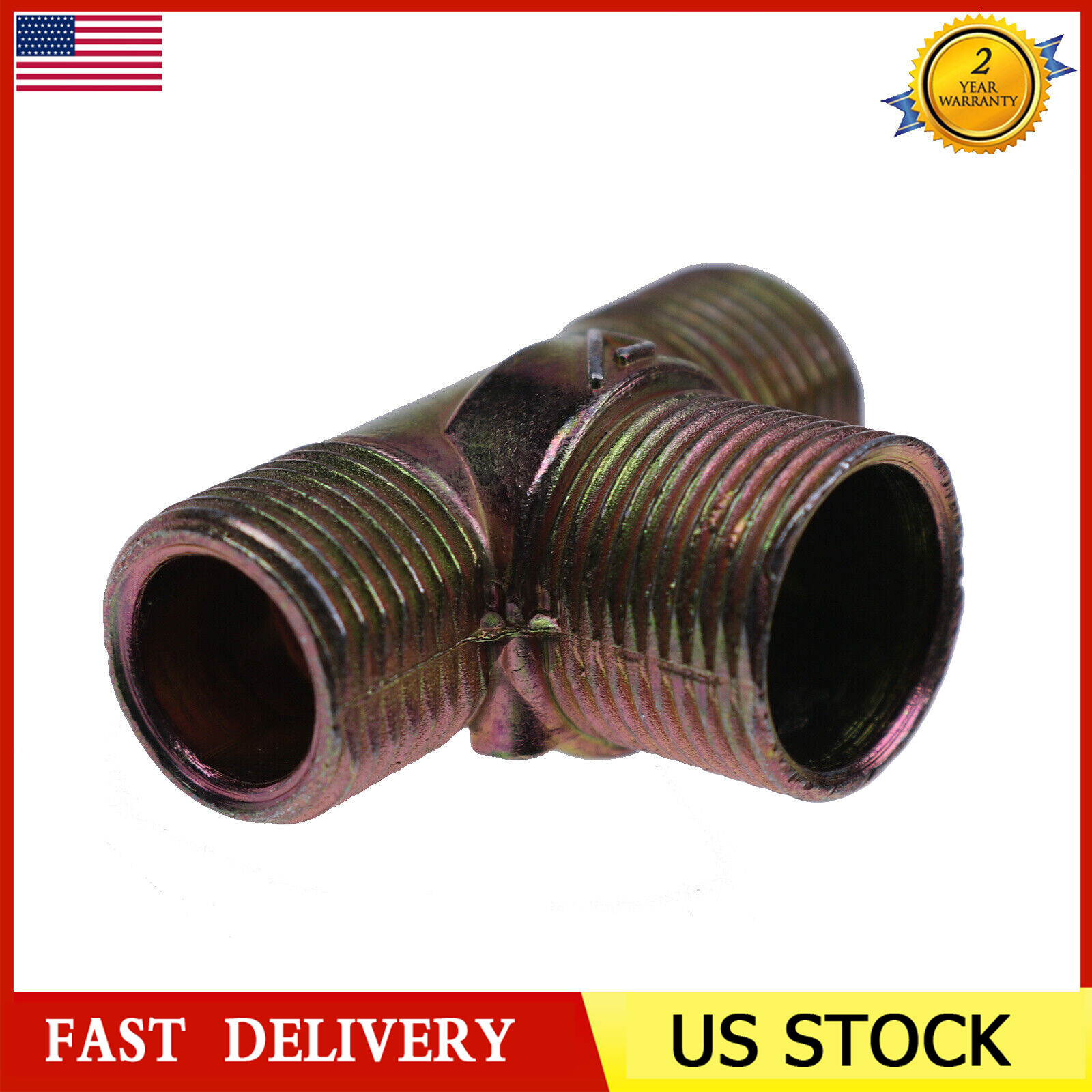 Fuel Return Line Tee Fitting For John Deere 4400 4420 300B 1020 R71963 ...