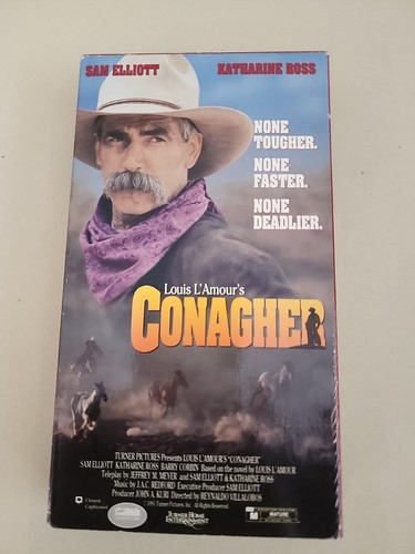 Louis L'Amour's Conagher Turner Home Entertainment VHS 1994 Sam Elliott ...