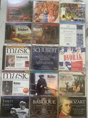 BBC CLASSICAL MUSIC (21 CD Lot )Beethoven Mozart Bach Mahler Schumann ...