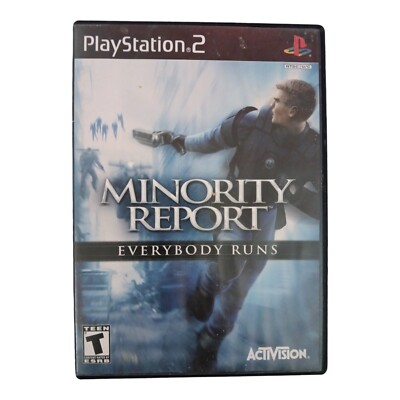 Minority Report Everybody Runs Sony PlayStation 2 PS2 Complete CIB ...