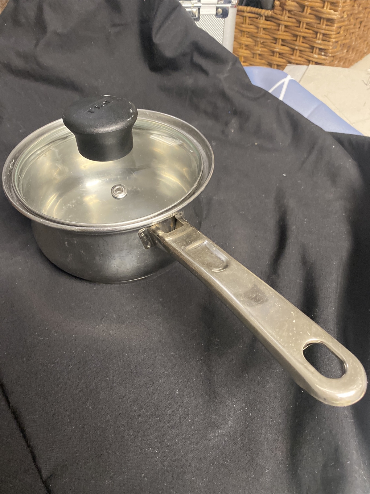 innova continental stainless steel 4 Cup Pan With Glass Vented T-Fal ...