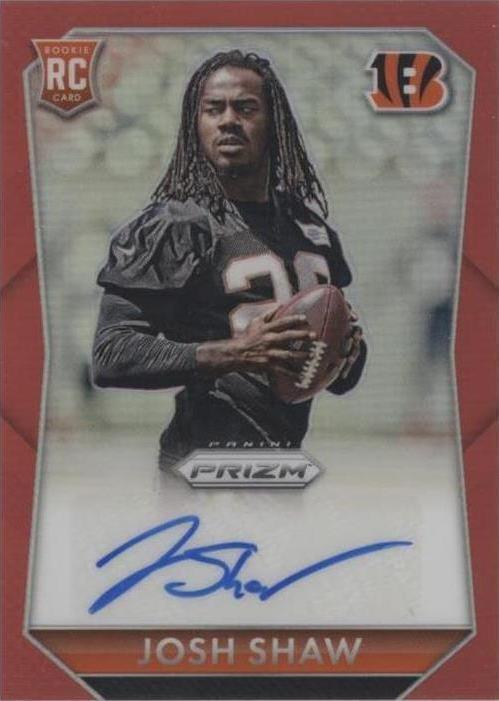2015 Panini Prizm - Rookie Signatures Josh Shaw #RS-JS Red Prizm /299 ...