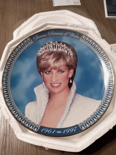 'A Tribute To Princess Diana' Plate from The Franklin Mint w/COA ...