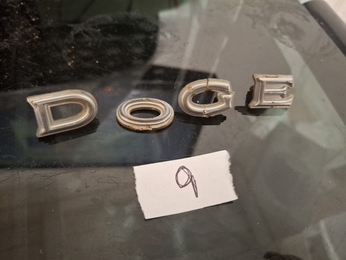 VINTAGE DODGE COLT HOOD LETTER EMBLEMS D,O,G,E OEM | eBay