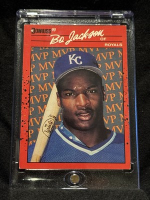 1990 Donruss MVP Bo Jackson #BC-1 TRIPLE ERROR!! SUPER RARE!! Near MINT ...
