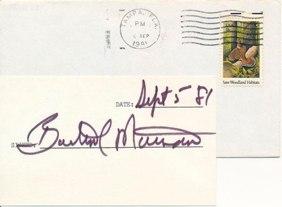 Barton MUMAW / Signature Signed | eBay