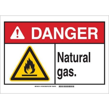 BRADY 145181 Danger Sign, 7 in H, 10 in W, Rectangle, English, 145181 ...