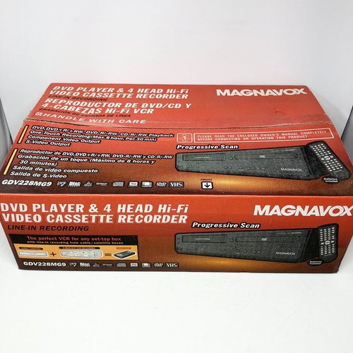 Magnavox DVD Player/VCR Combo Unit Player GDV228MG9 Open Box | eBay