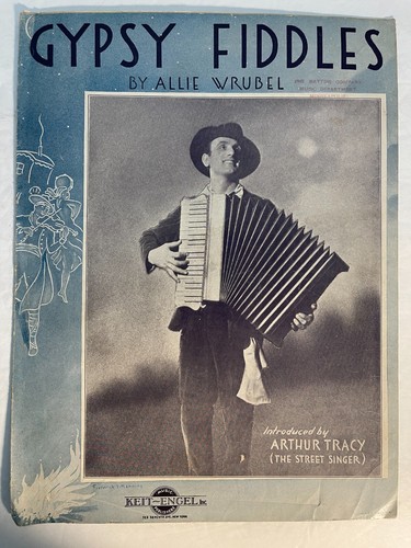 Gypsy Fiddles Vintage Sheet Music 1933 Allie Wrubel | eBay