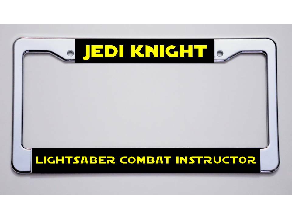 STAR WARS FANS "JEDI KNIGHT /LIGHTSABER COMBAT INSTRUCTOR " LICENSE ...