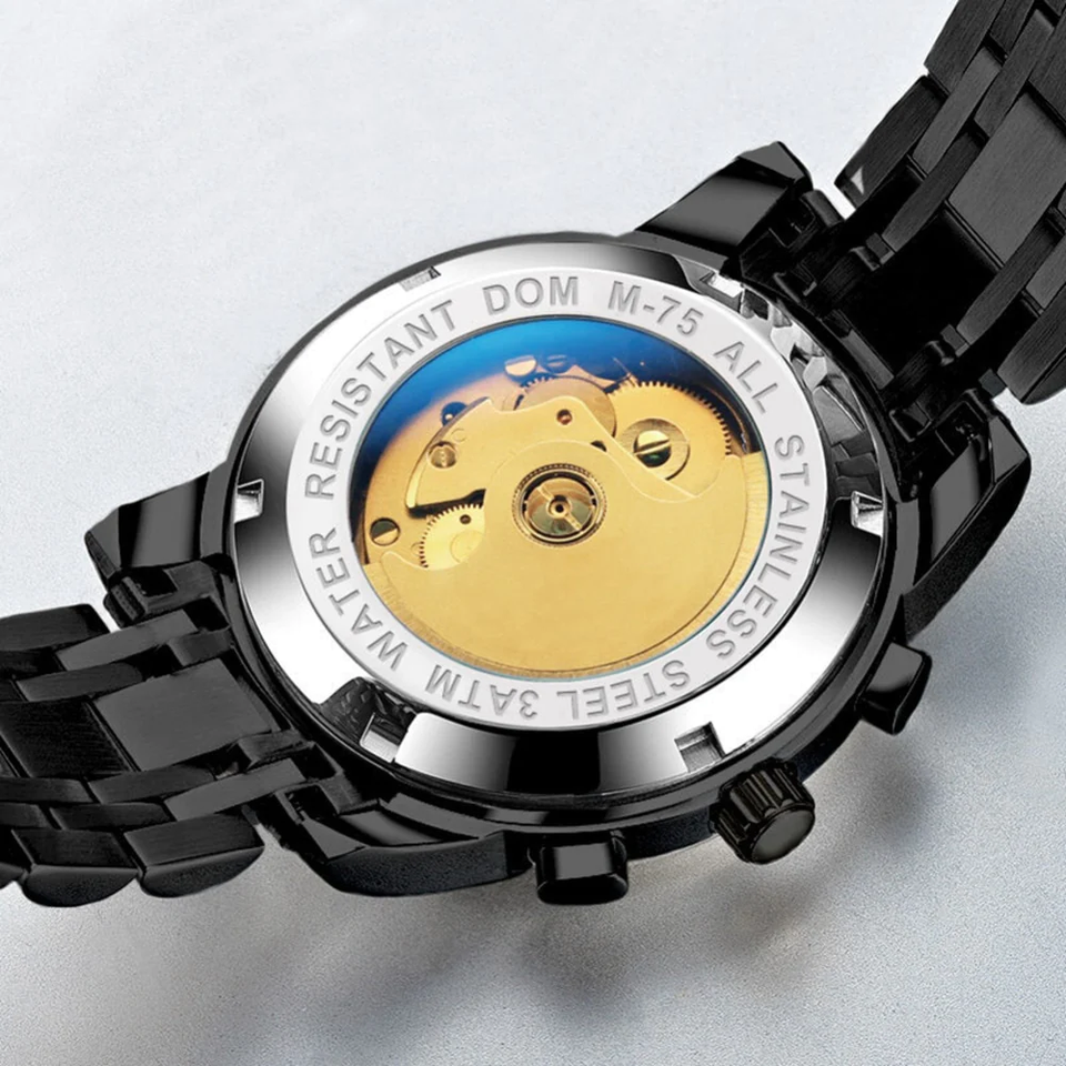 DOM Mechanical Watch Men Wrist Automatic Retro Watches Men | eBay