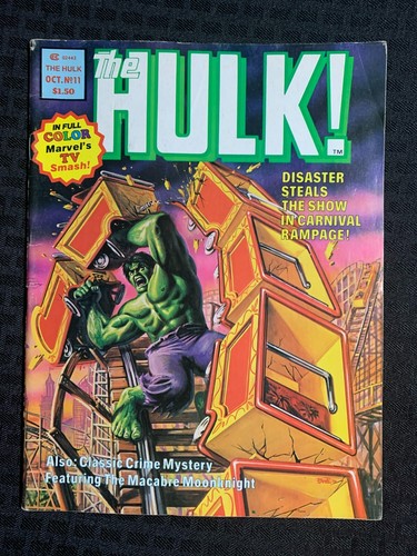 1978 (RAMPAGING) HULK Magazine #11 FN+ 6.5 Bob Larkin Cover / Ron ...